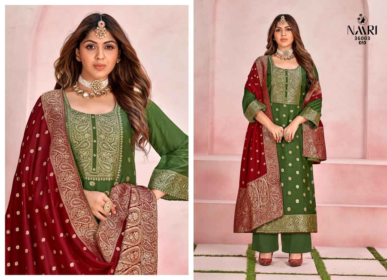 Naari Suhagan Vol 2 Jacquard Dress Material Wholesale Supplier