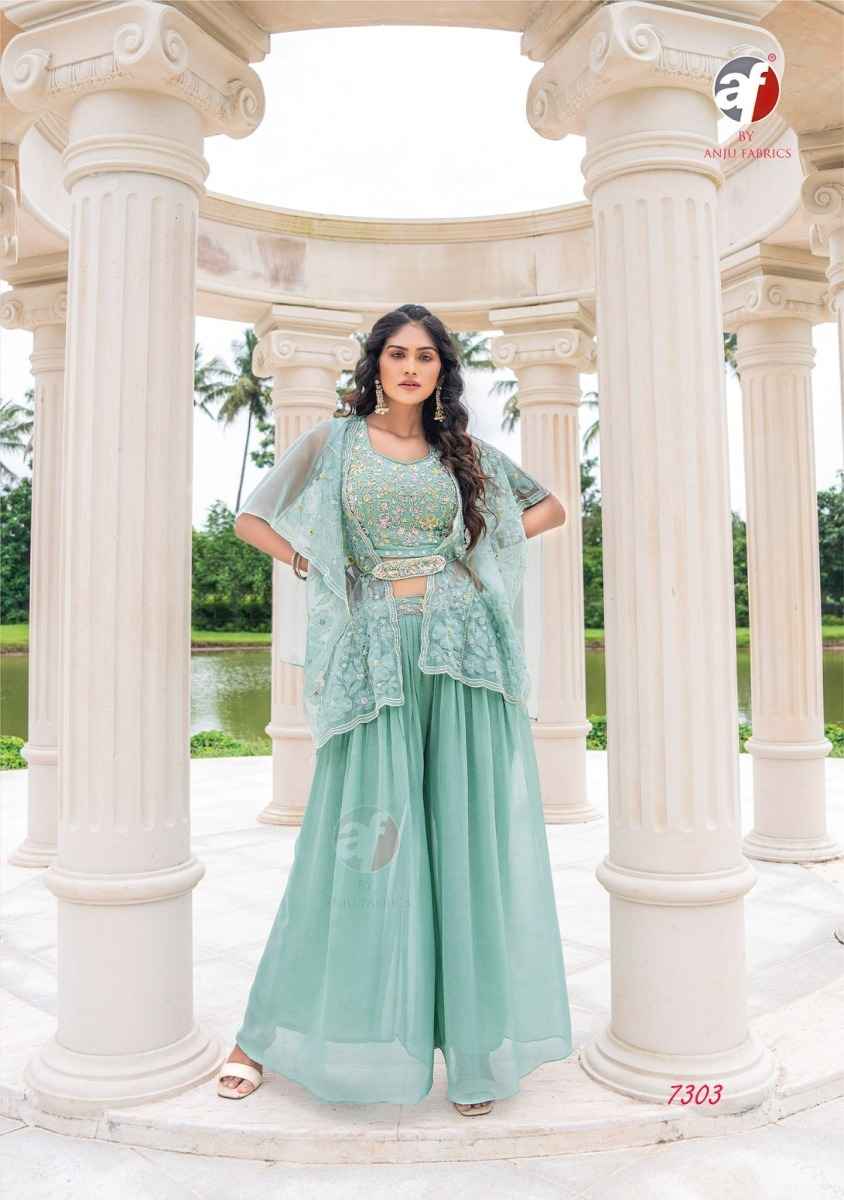 Anju Fabrics Boutique Blast Readymade Georgette Dress Wholeslae ...