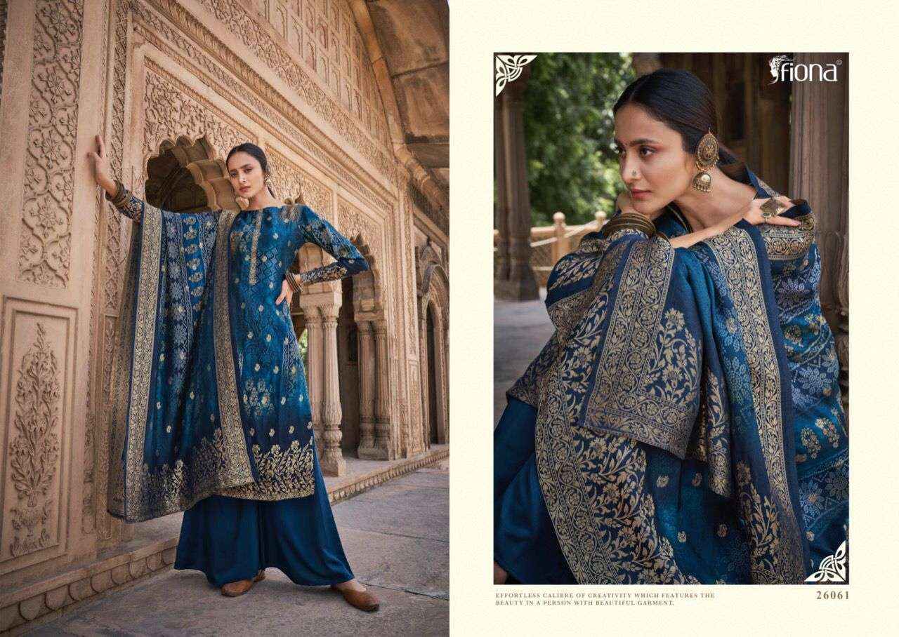 Fiona Bandhej Silk Dress Material Wholesale Suits Online