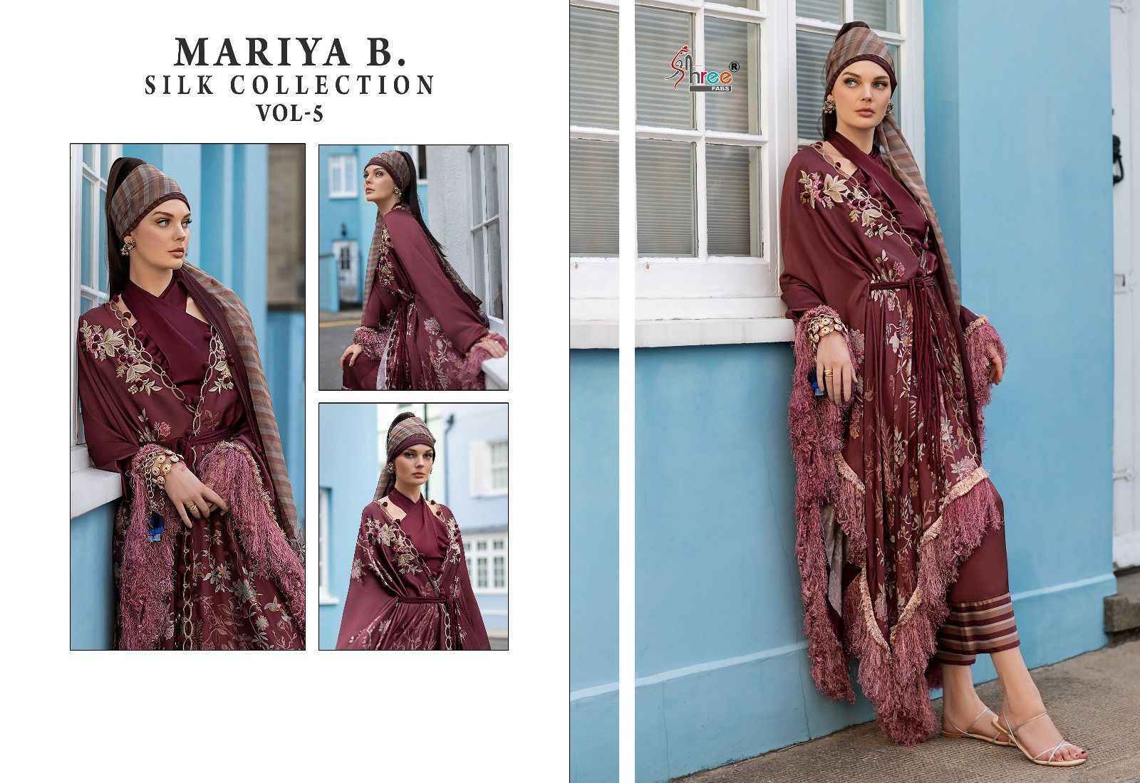 Shree Fabs Mariya B Silk Collection Vol 5 Nx Japan Satin Dress Material ...