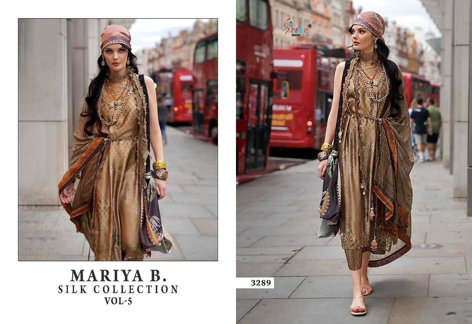 Shree Fabs Mariya B Silk Collection Vol 5 Nx Japan Satin Dress Material ...