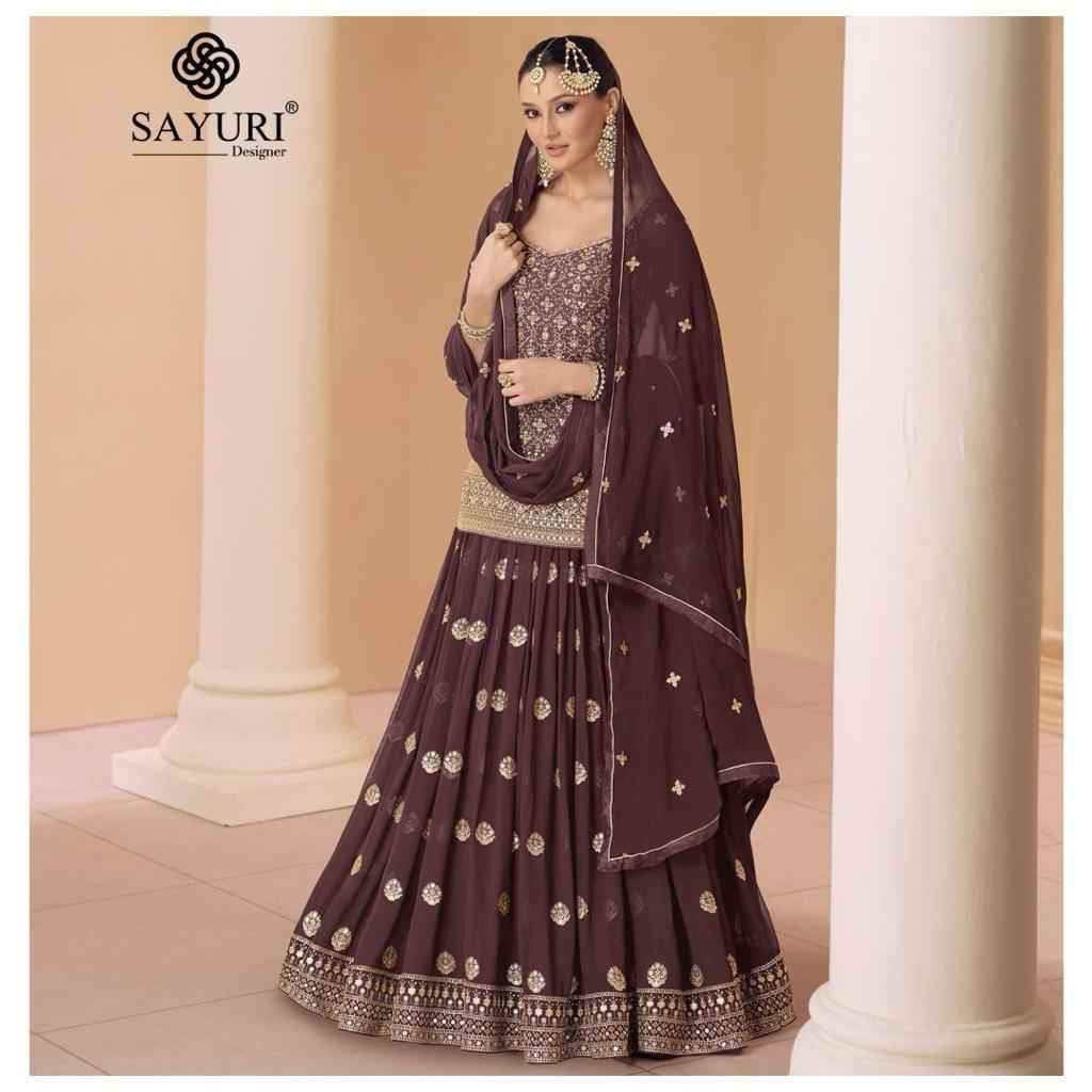 Sayuri Designer Sara Readymade Georgette Dress Online Readymade Suits ...
