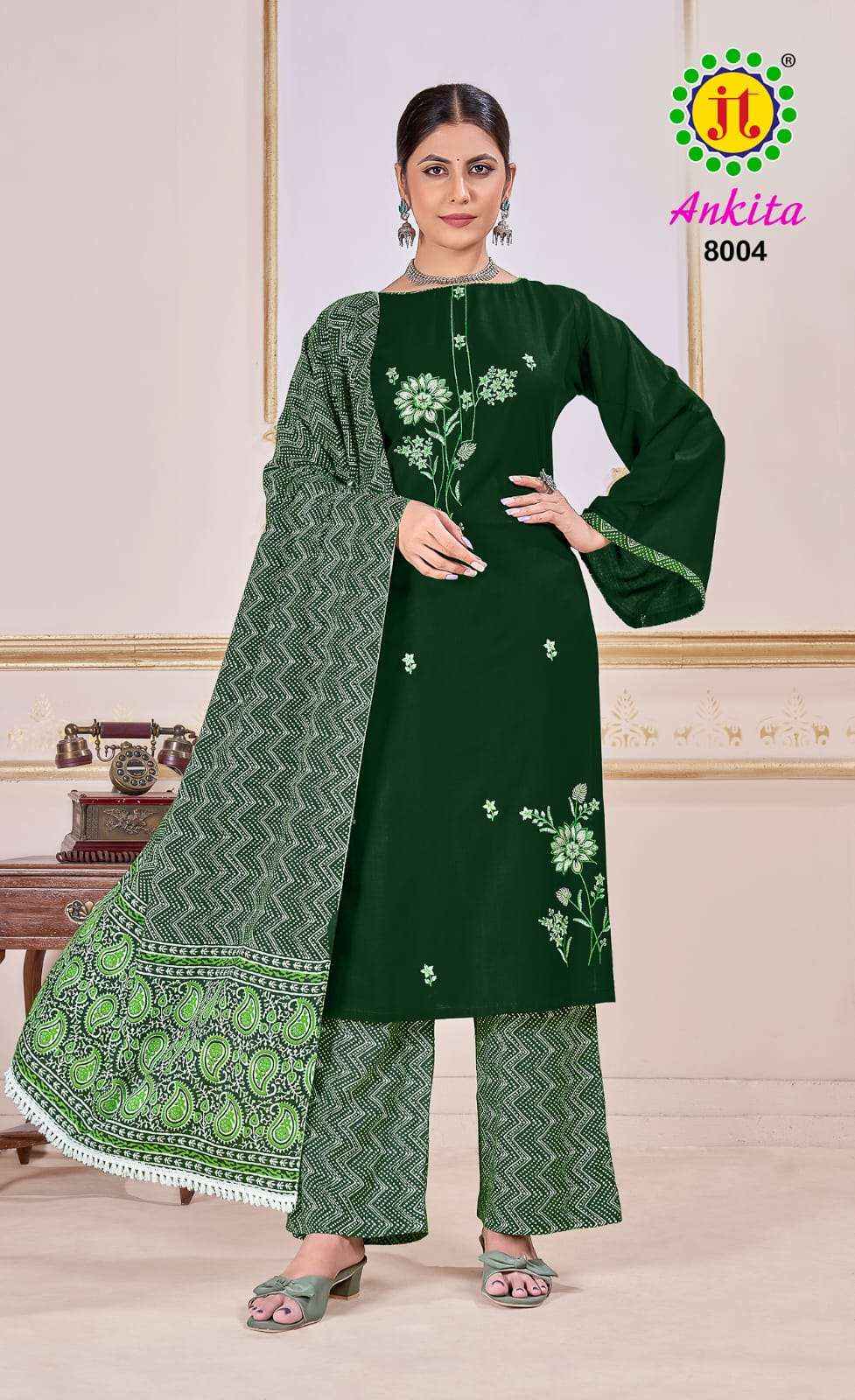 Jt Ankita Vol 8 Rayon Dress Material Mumbai Suits Supplier