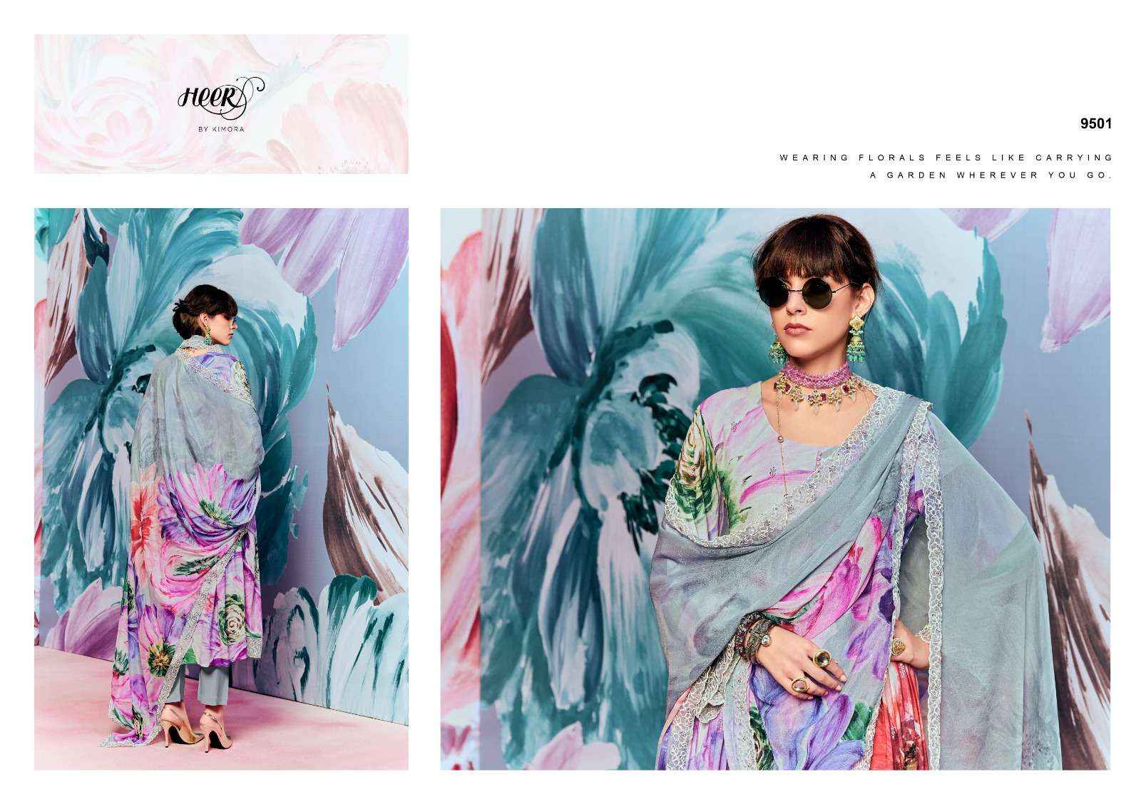 Kimora Heer Super Star Pashmina Dress Material Best Quality Womens Cloths